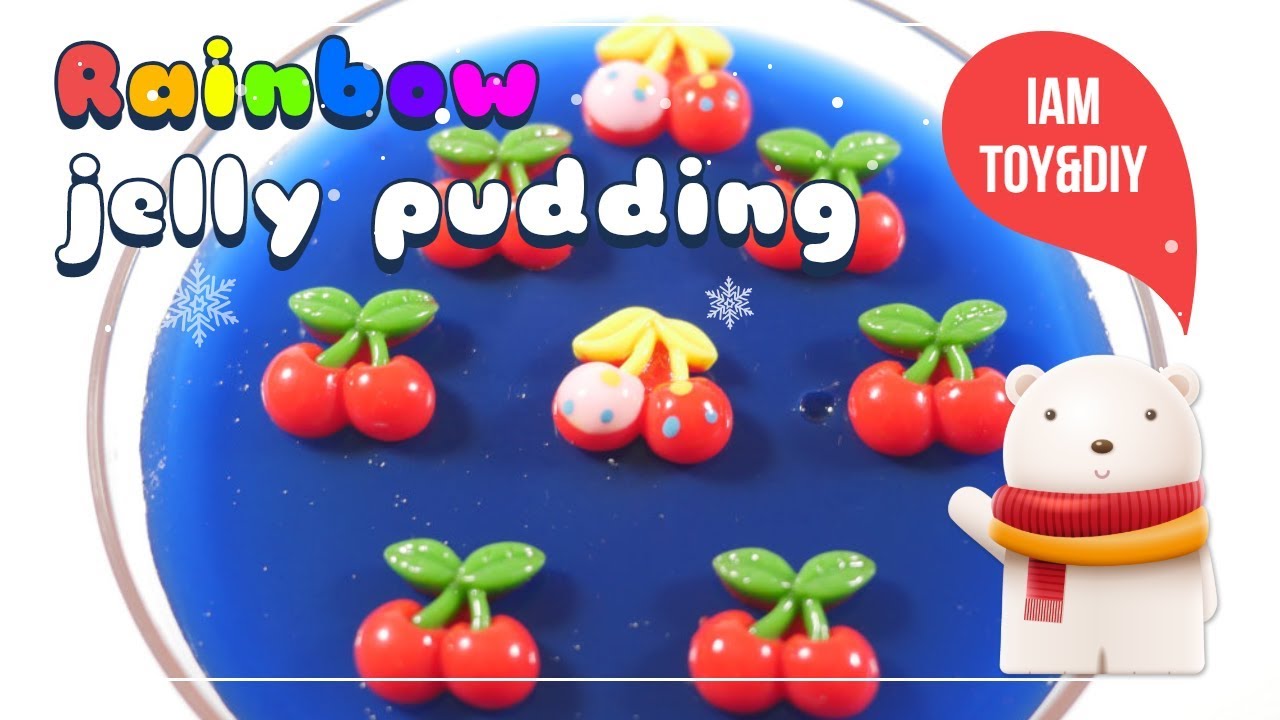 Learn how to make baby rainbow jelly pudding toys - YouTube