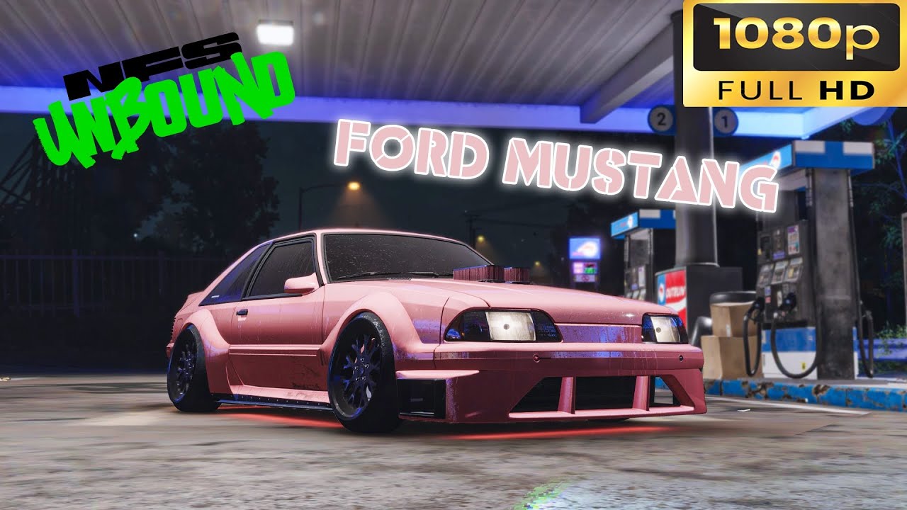 Insain Full Customize FORD MUSTANG FOX BODY S+ - NFS Unbound - YouTube