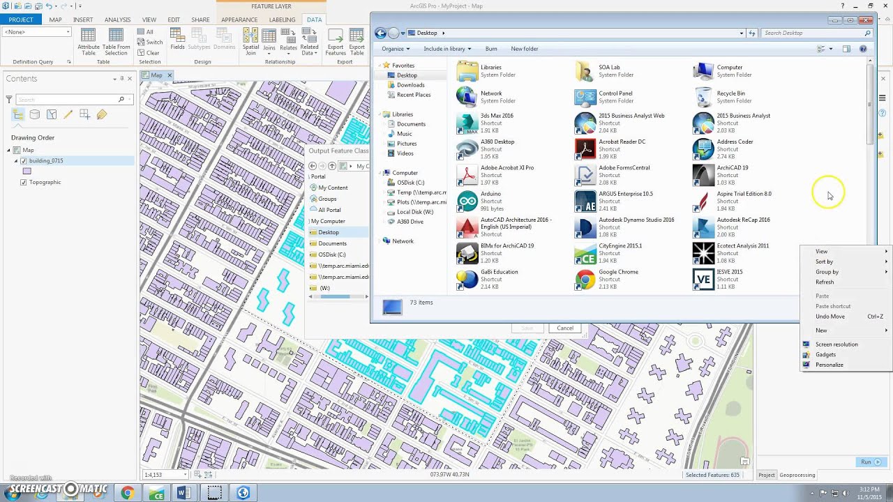 Shapefiles From Arcgis Pro To City Engine Youtube