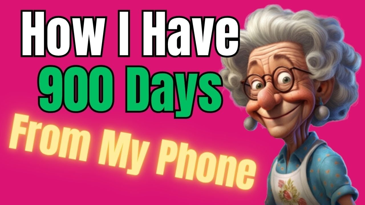 How I Made 900 Days From My Phone - YouTube