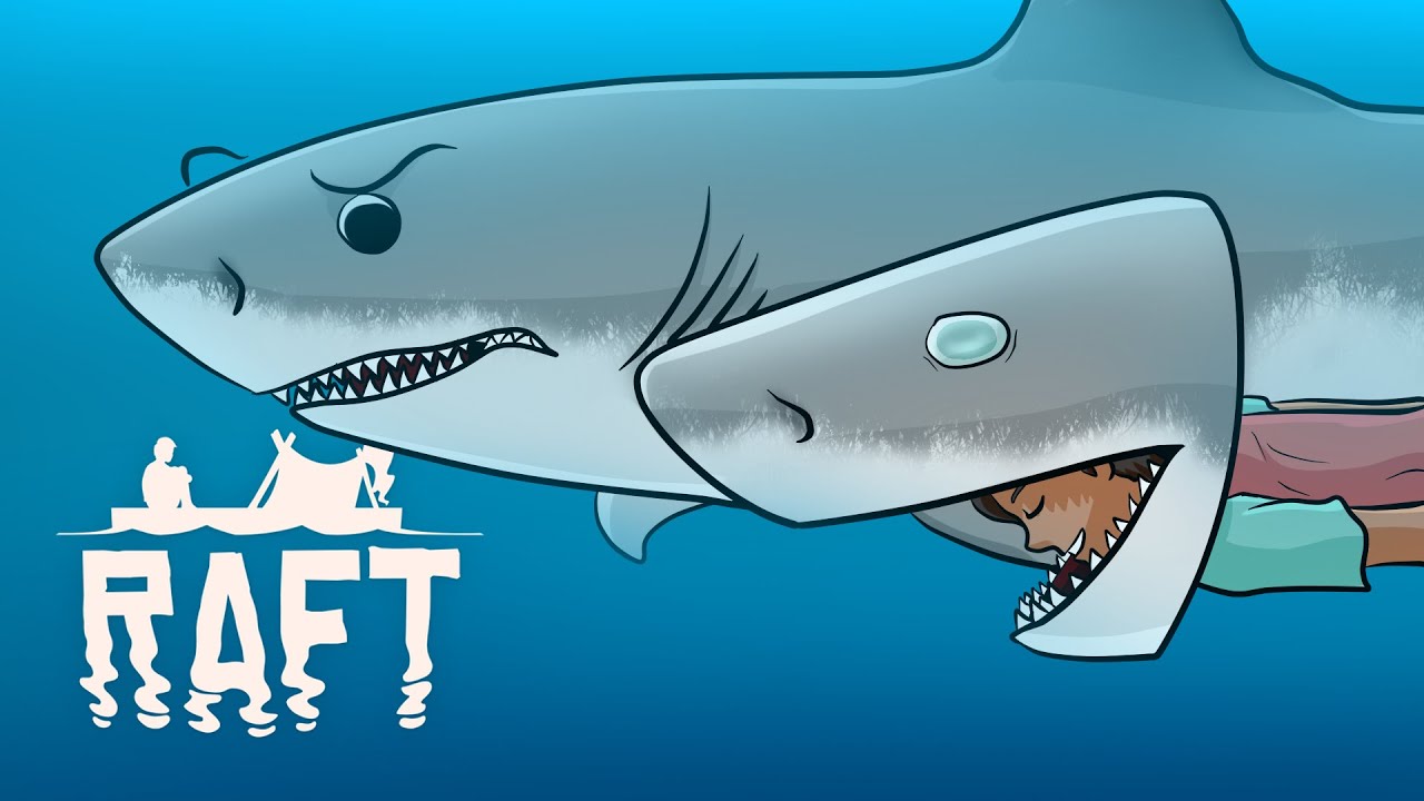 SHARK BAIT HOO HA HA | Raft - YouTube