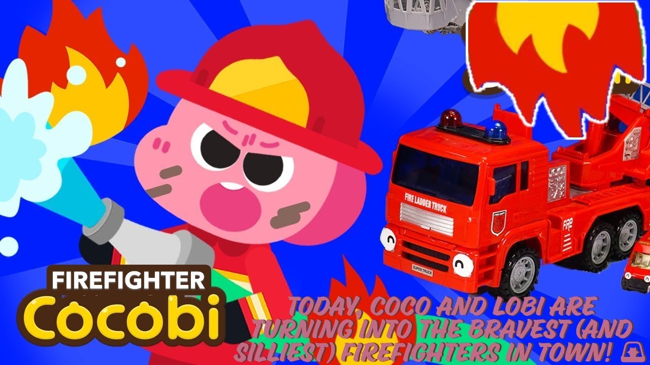 LIVE 🔴🚒🔥 Cocobi Firefighter LIVE 😂 | Funny Fire Rescue Adventure for ...