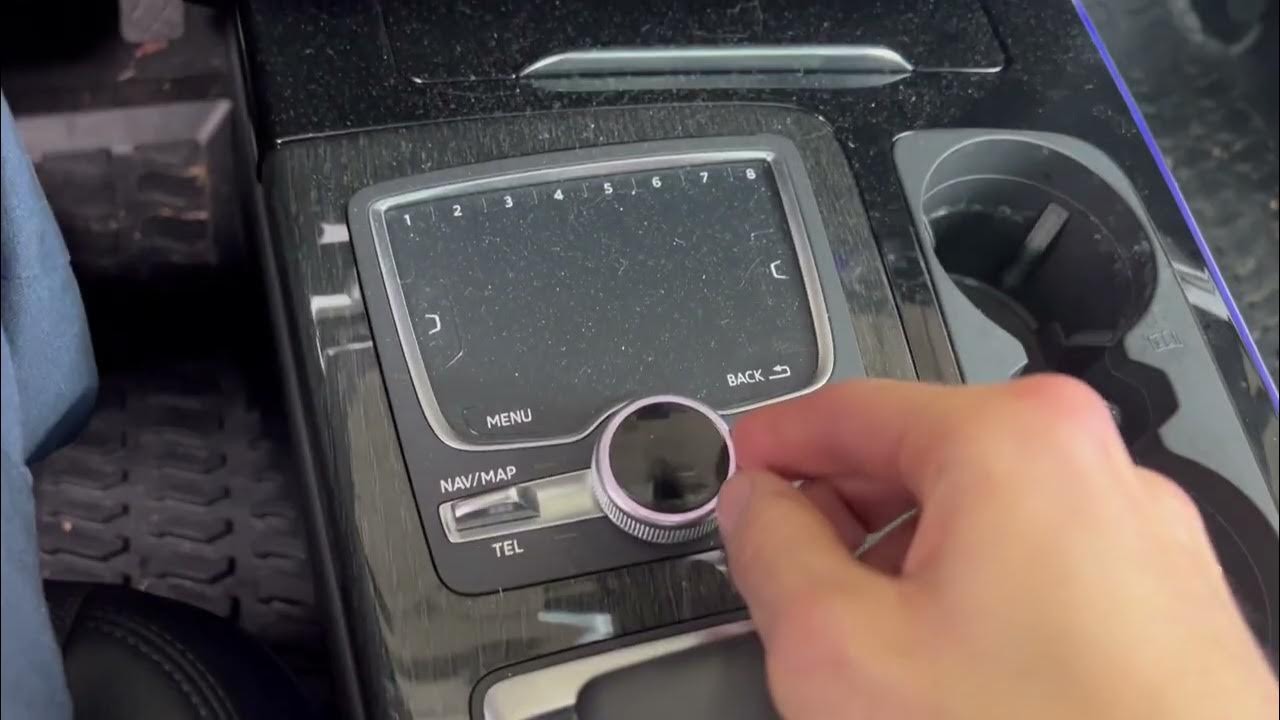 Steps to Reset & Calibrate the 2019 Audi Q7 Low Tire Pressure Light - TPMS - YouTube