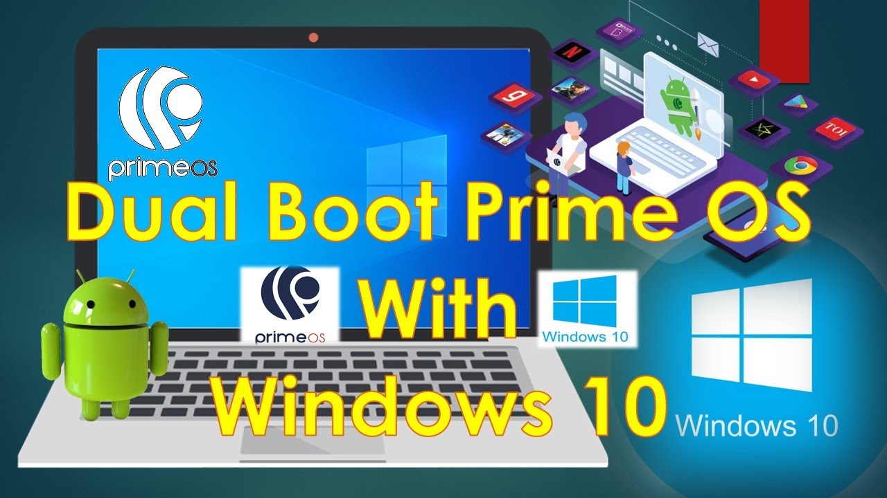 How to dual boot windows 10 with prime os - YouTube