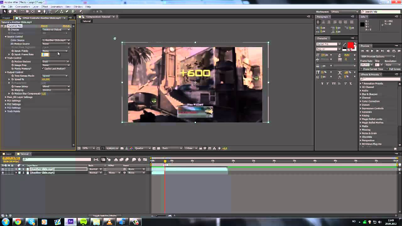 How To Do "Basic/Easy Screen Shaking" -AeEditingTuts - YouTube