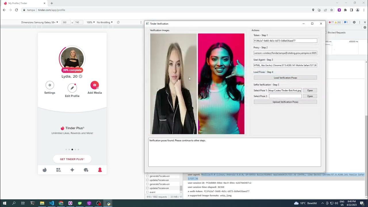 Tinder Bot Verification Feature - Tinder traffic for Onlyfans - #tinder #tinderapp # ...