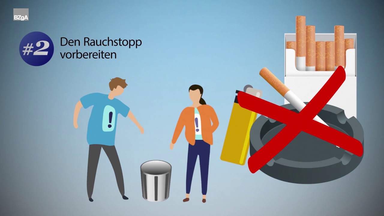 Vier Tipps zum Rauchstopp - YouTube