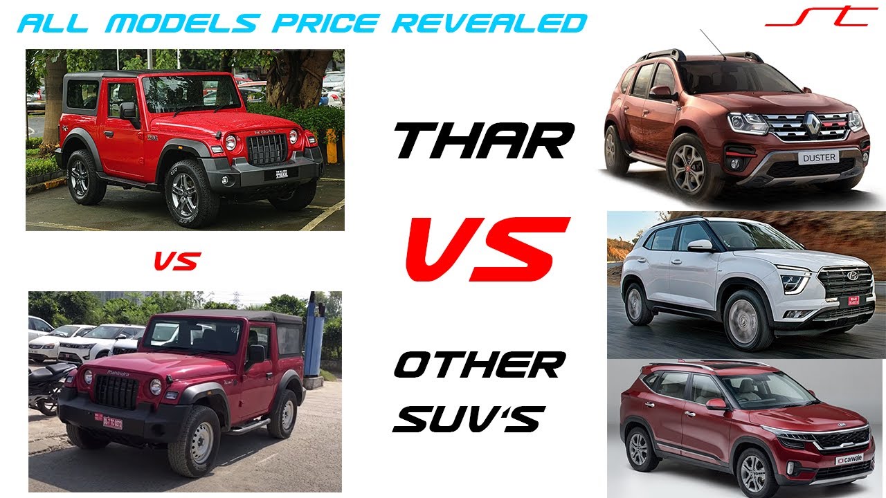 2020 MAHINDRA THAR PRICE ALL MODELS | THAR VS COMPETITION | SANKET ...