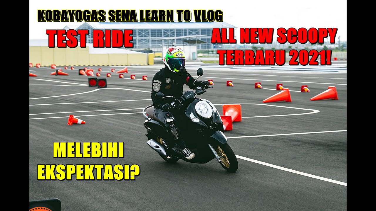 TEST RIDE ALL NEW SCOOPY 2021, Sasif ESAF MELEBIHI EKSPEKTASI? - YouTube