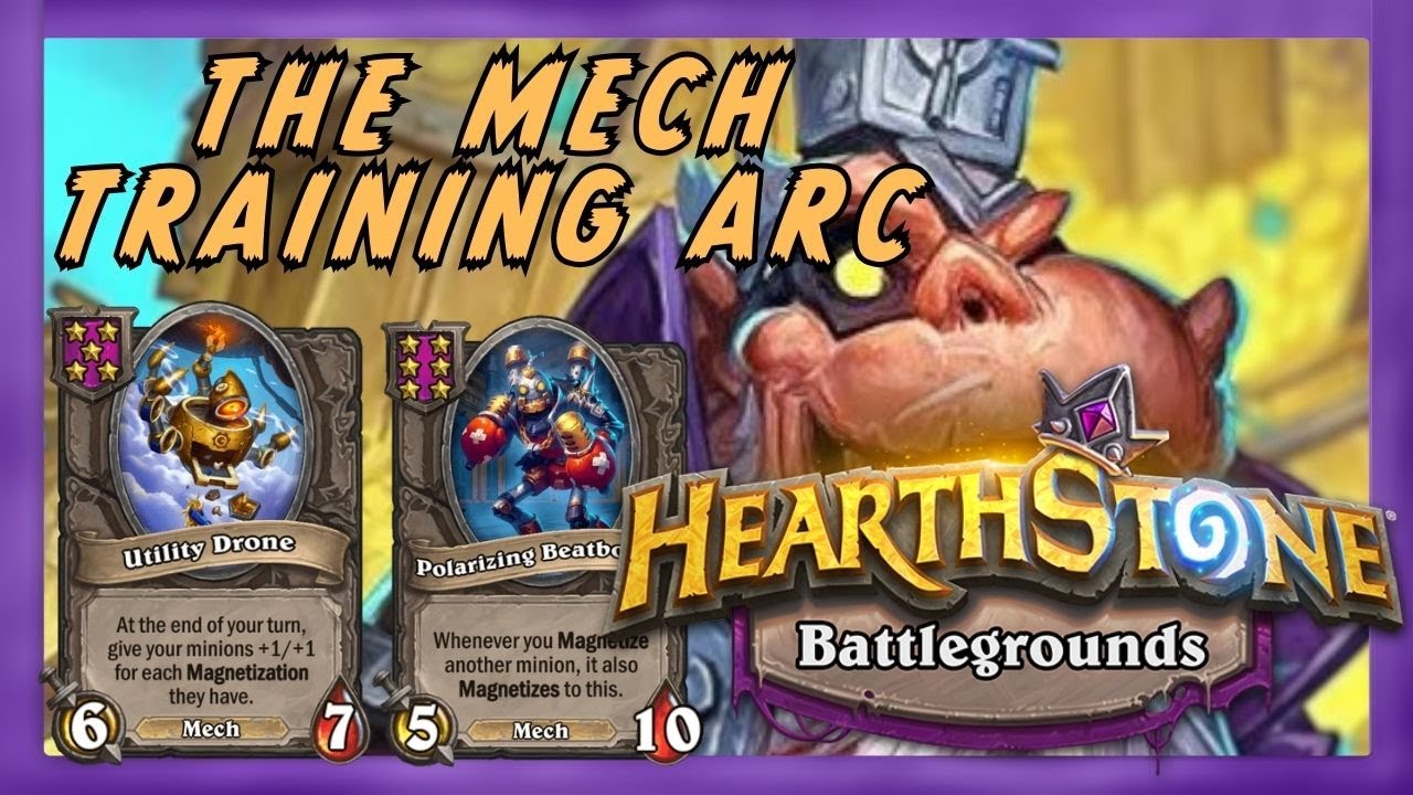 Hearthstone Battlegrounds - The Mech Training Arc - YouTube