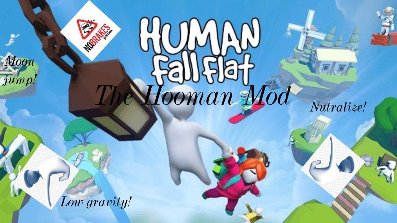 The Hooman mod in Human Fall Flat!! - YouTube