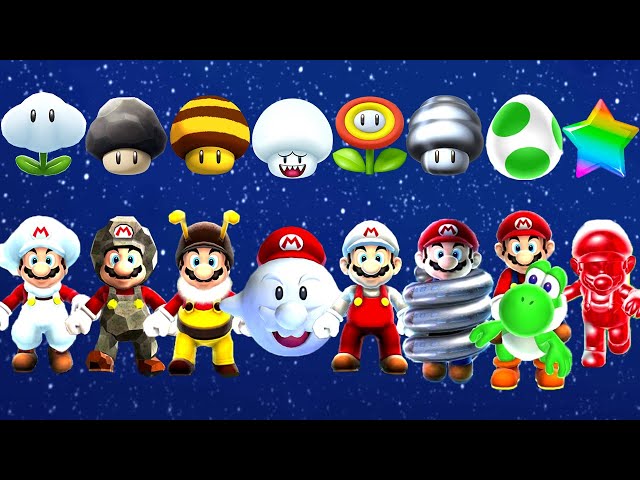Super Mario Galaxy Power Ups