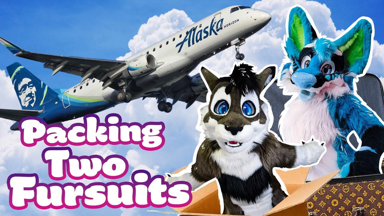 How to Travel Packing with Two Fursuits - YouTube