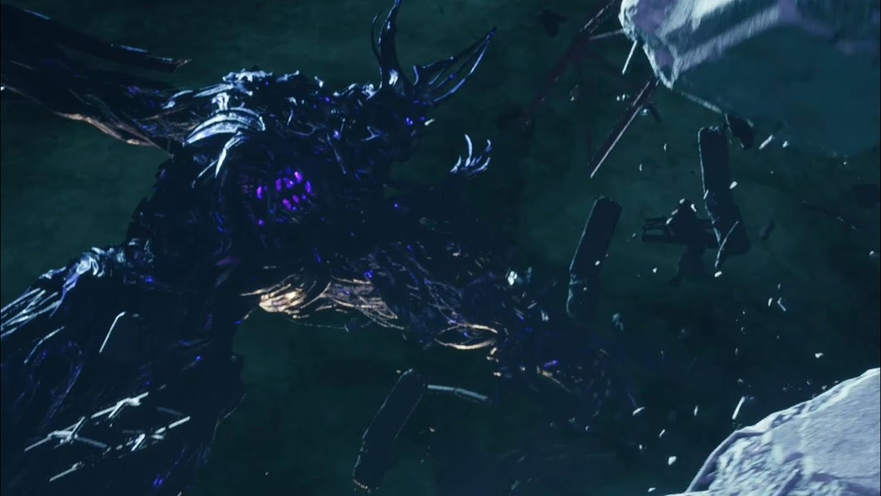 Final Fantasy VII: Remake - Whisper Harbinger Boss Fight - YouTube