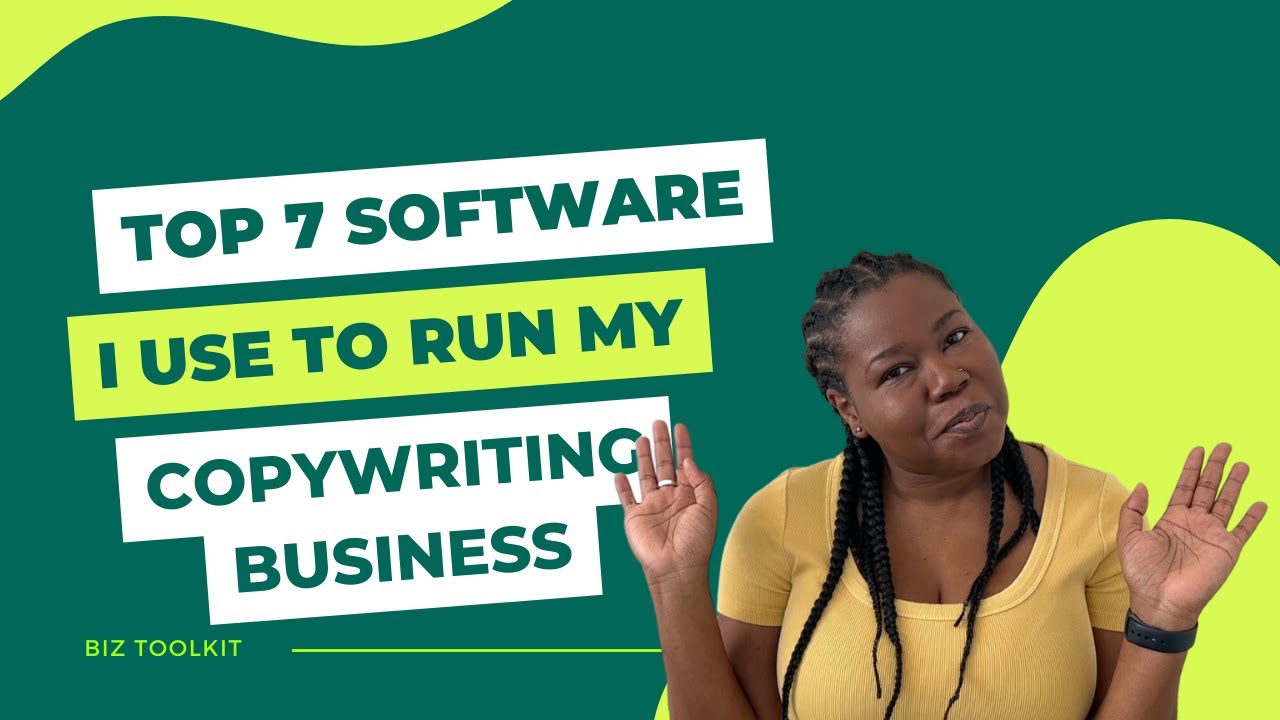 The top 7 software I use to run my copywriting business - YouTube