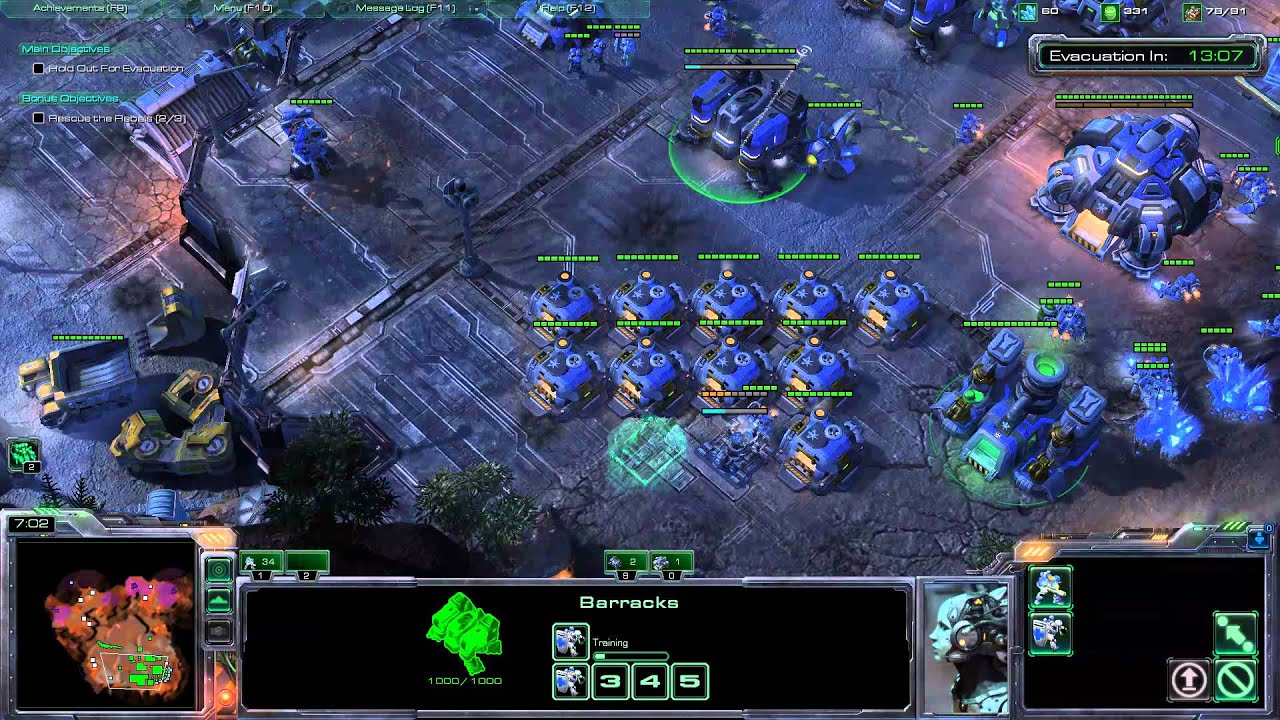 Starcraft 2 - "The Best Defense" Achievement Walkthrough - Zero Hour ...