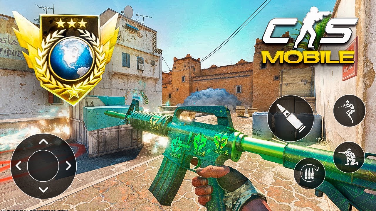 começou a nova era... minha 1ª PARTIDA COMPETITIVA no CS MOBILE (versão ...