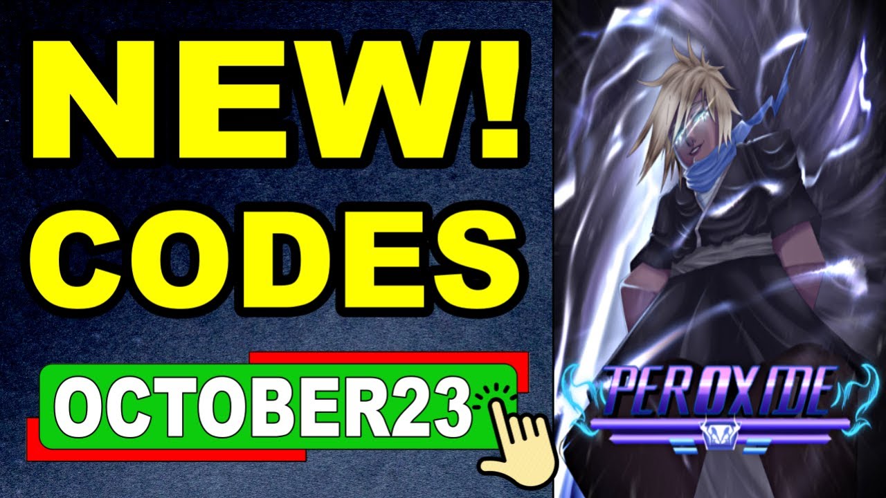 *NEW* ALL WORKING CODES FOR PEROXIDE 2023 - PEROXIDE ROBLOX - YouTube