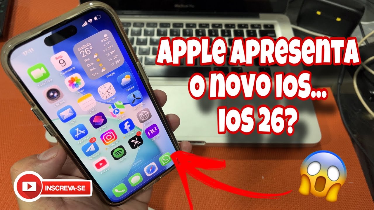 APPLE APRESENTA O NOVO IOS - MAS POR QUE É IOS 26? - YouTube