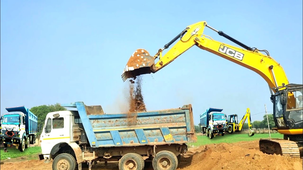 Excavator videos for Children । Construction trucks for children ...