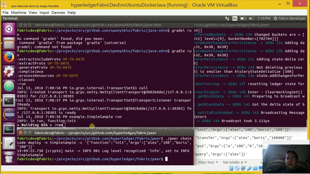 Java Chaincode(smart contarcts) demo for Hyperledger Fabric (open source blockchain framework ...