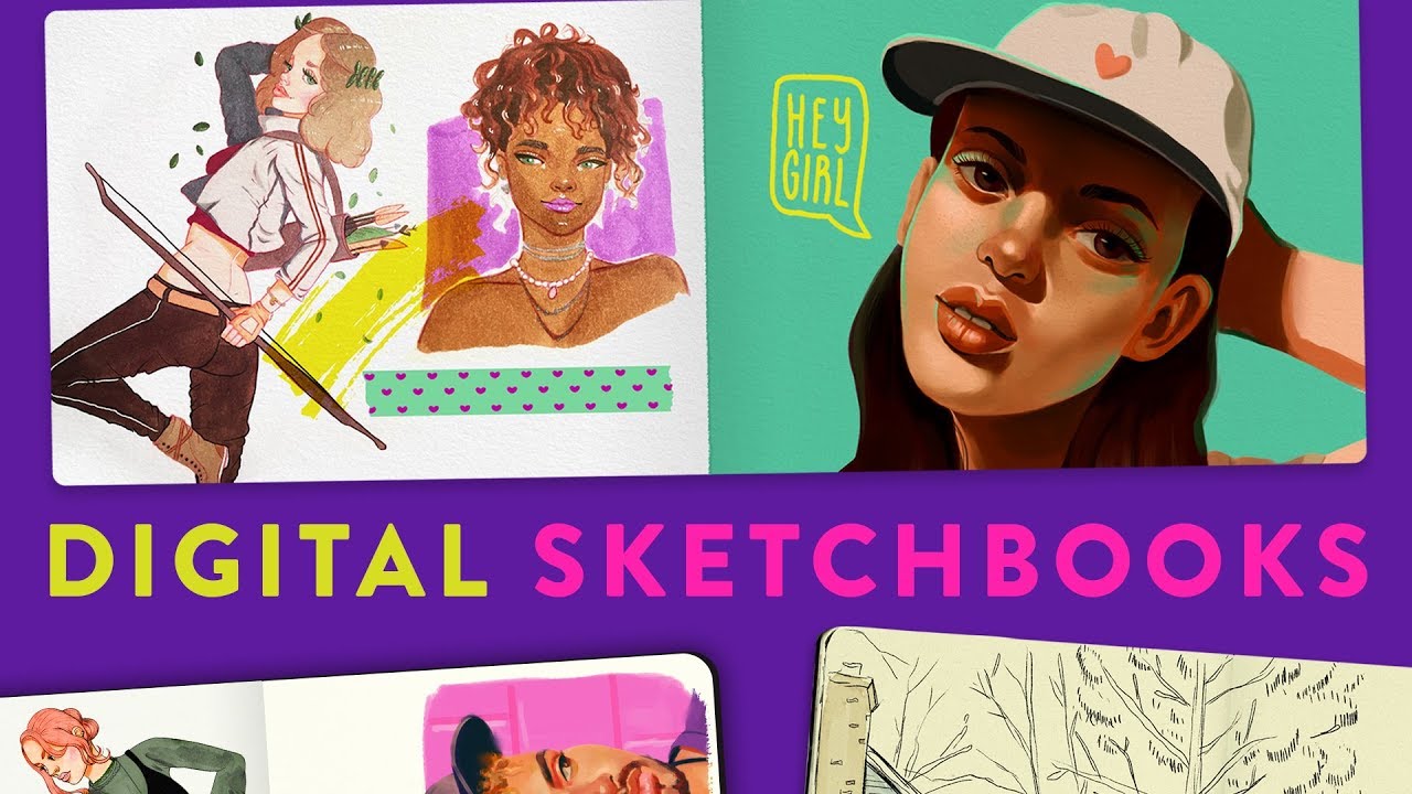 KEEPING A DIGITAL SKETCHBOOK & TALKING ABOUT VIRTUAL PLEIN AIR - YouTube