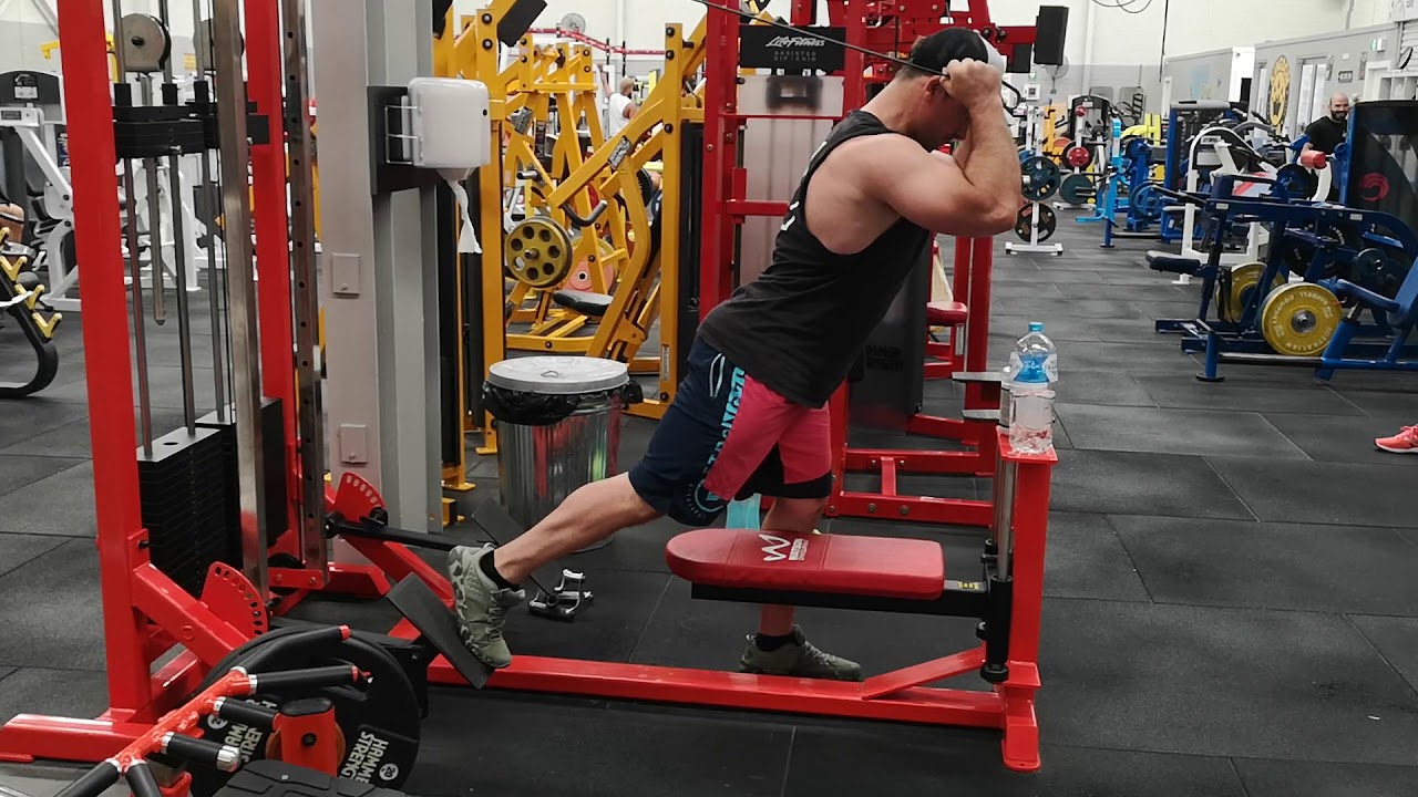 Overhead Tricep press - YouTube