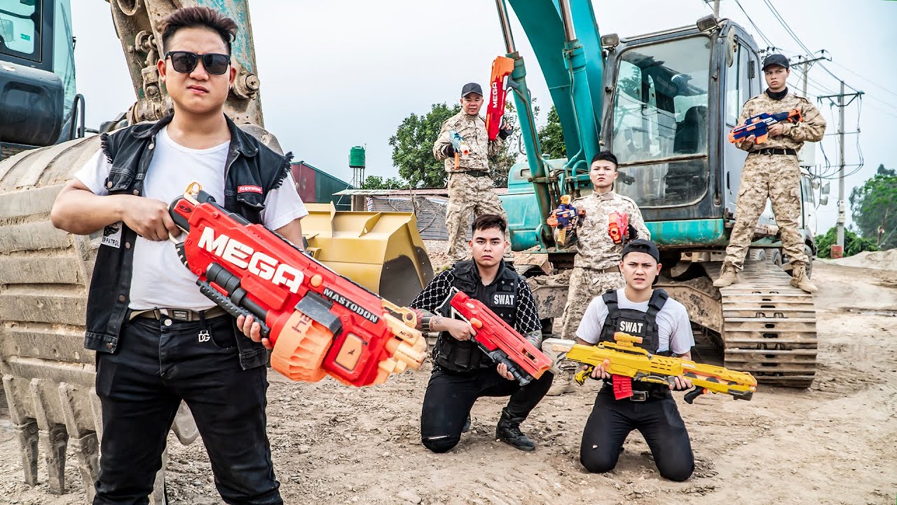 LTT Game Nerf War : Warriors SEAL X Nerf Guns Fight MrZero Scazy Surprise Raid Battlefield ...