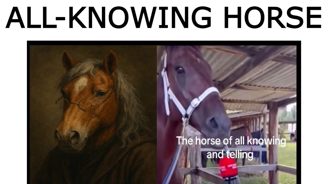 Wise & All-Knowing Horse | Meme Explained - YouTube