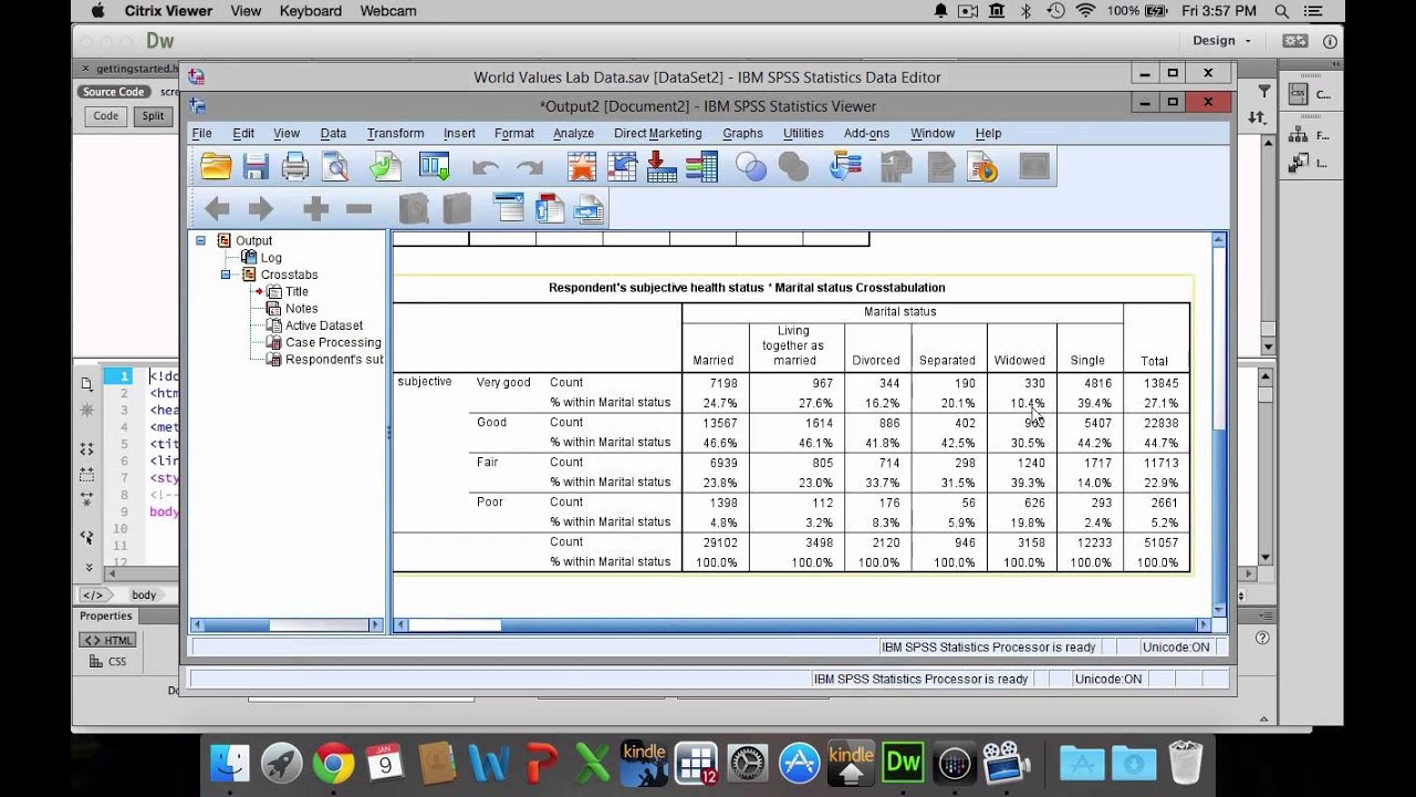 Bivariate Tables - YouTube