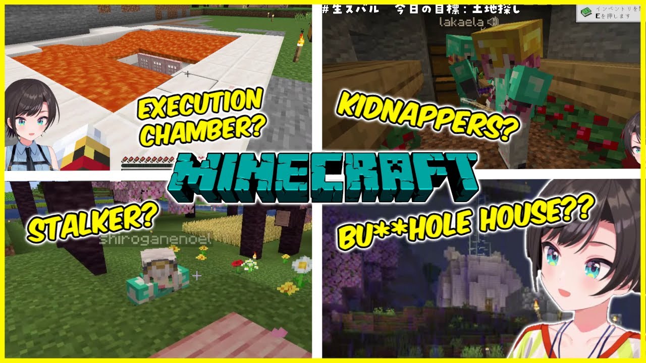 [Minecraft] Subaru Takes a Stroll Around The Holo Server Neighborhood ...