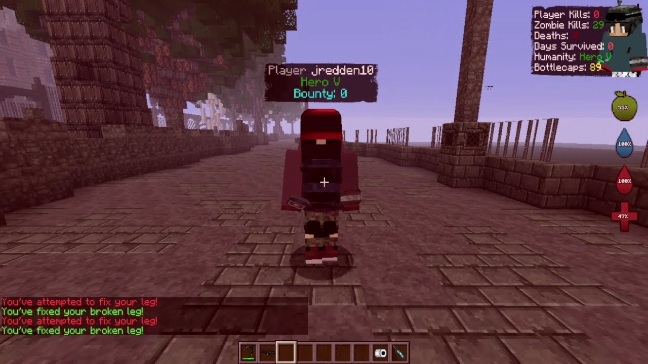 Minecraft Decimation Mod - the Zombie Apocalypse - YouTube