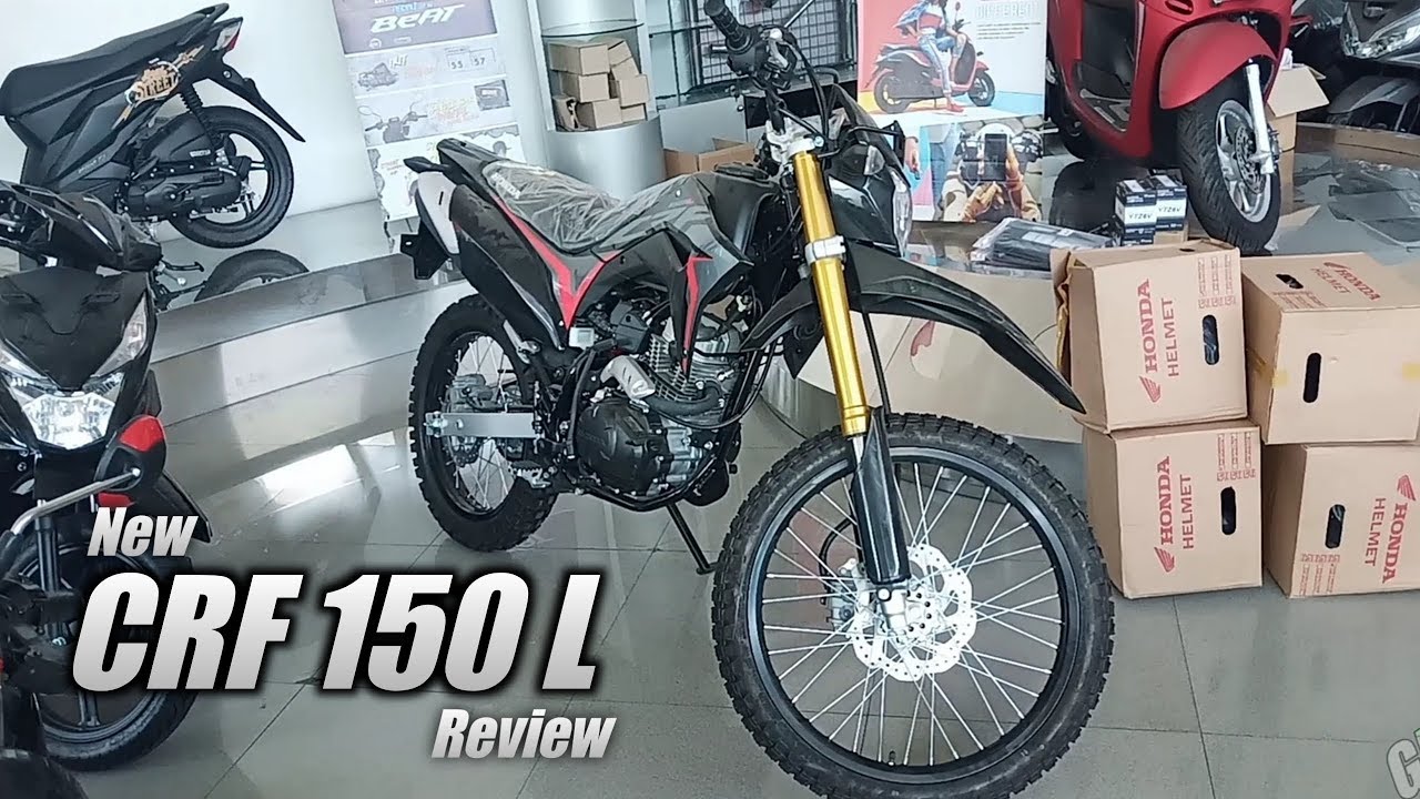 Honda CRF 150 L Extreme Black - Motor Off-Road Di Kelas 150cc - YouTube