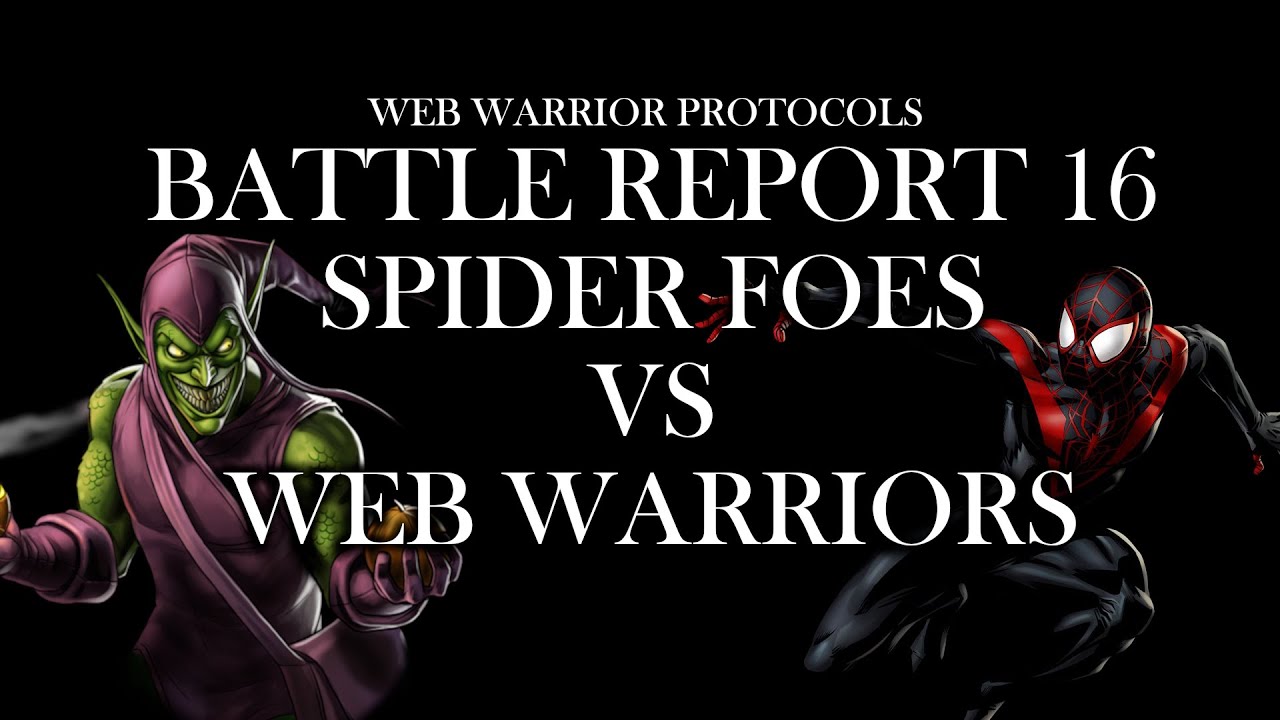 Marvel Crisis Protocol battle report 16 - Spider Foes vs Web Warriors - YouTube