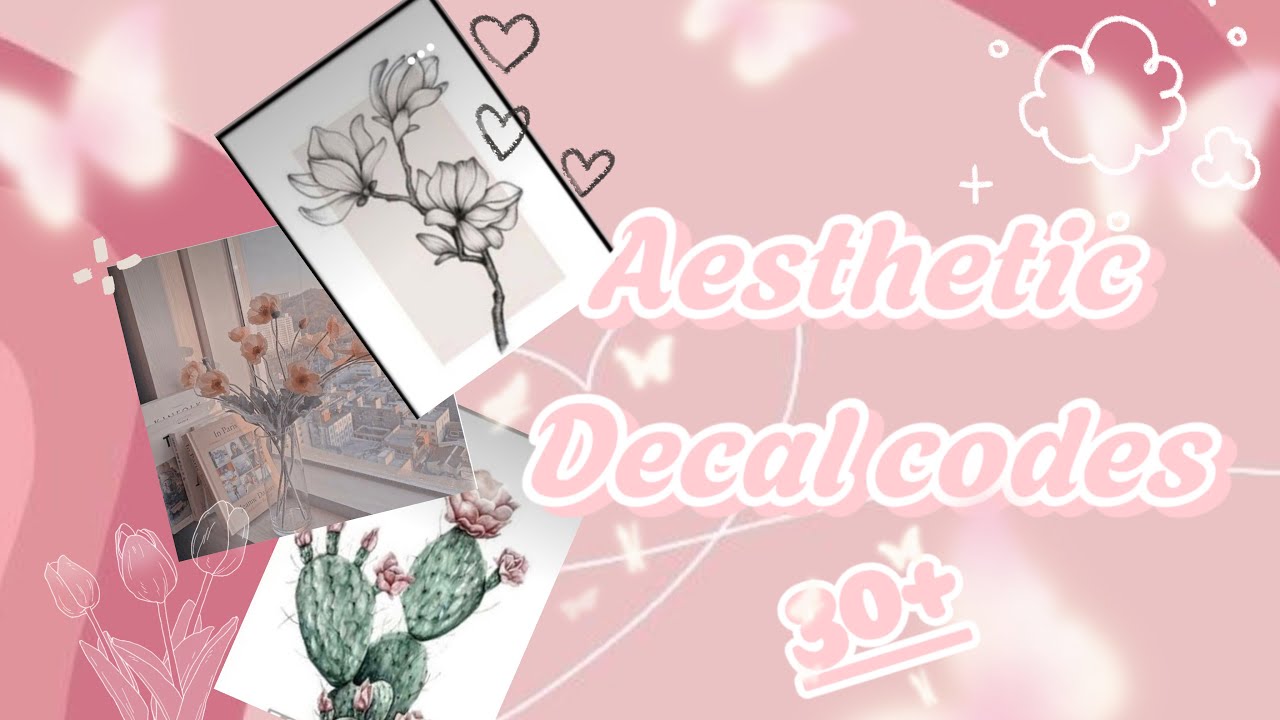 30+ Aesthetic decal codes ||FOR FREE ||roblox - YouTube