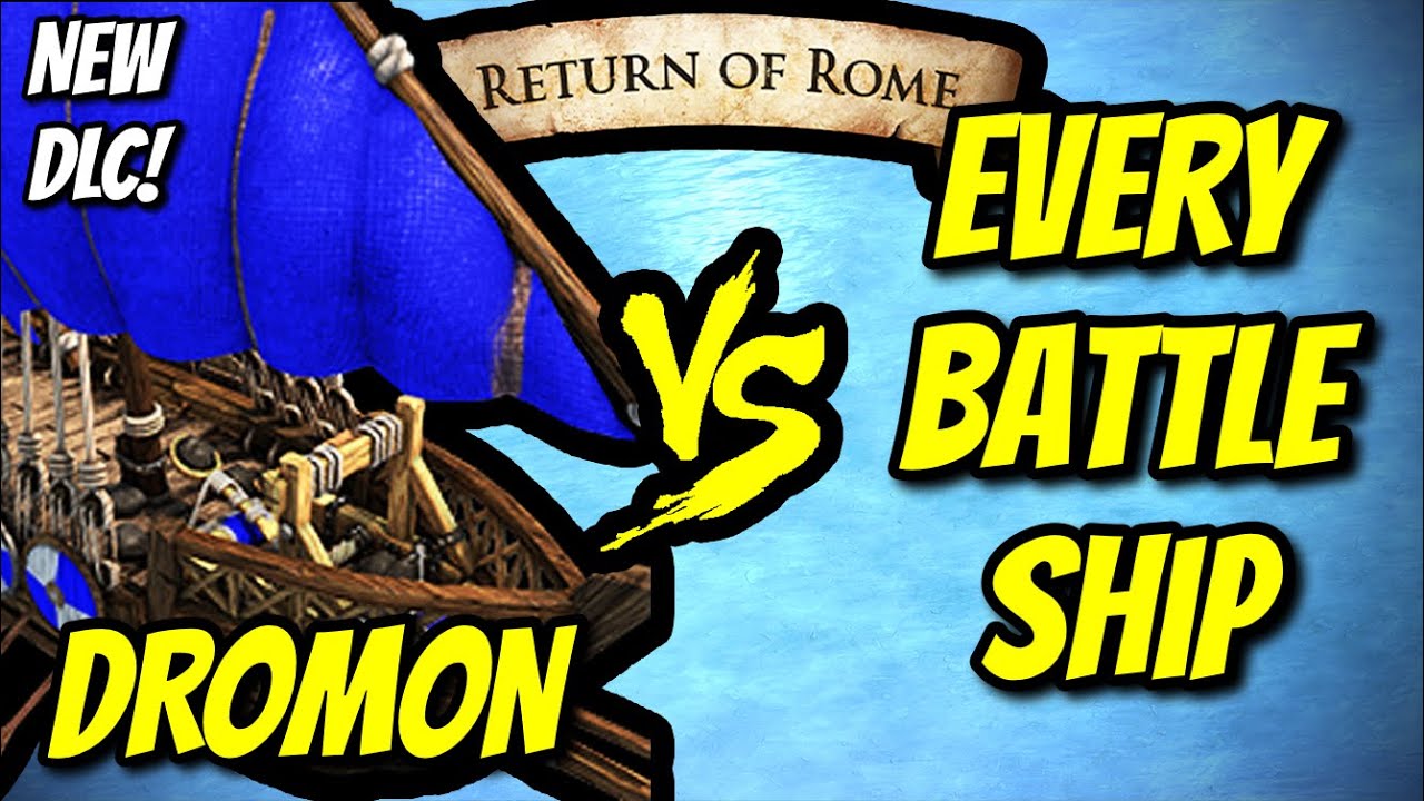 DROMON (Romans) vs EVERY BATTLE SHIP | AoE II: DE - YouTube