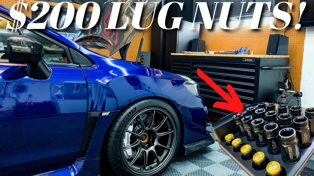 Installing 2 Piece Project Kics Lug Nuts On My STI | + Bonus Keyboard ...