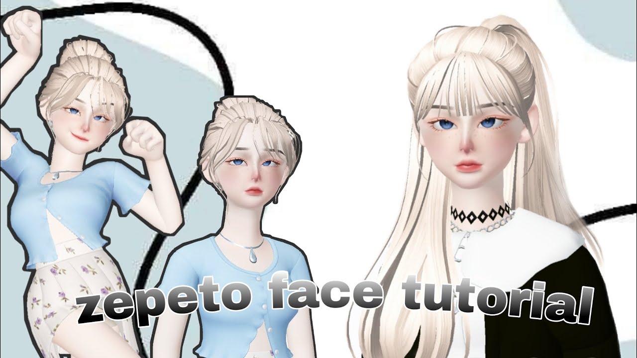 zepeto face tutorial | cute | pretty | girl face - YouTube