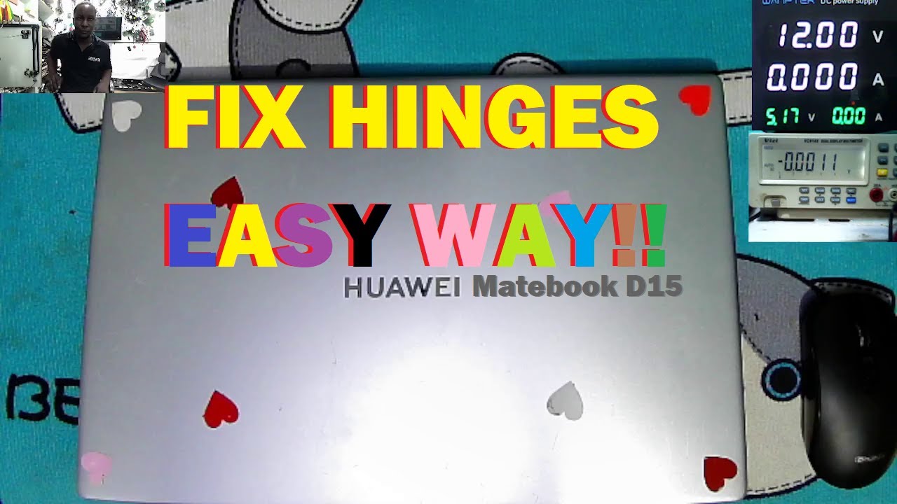 Huawei MateBook D15, Fixing Hinges The Easy Way-Probably Most Common ...