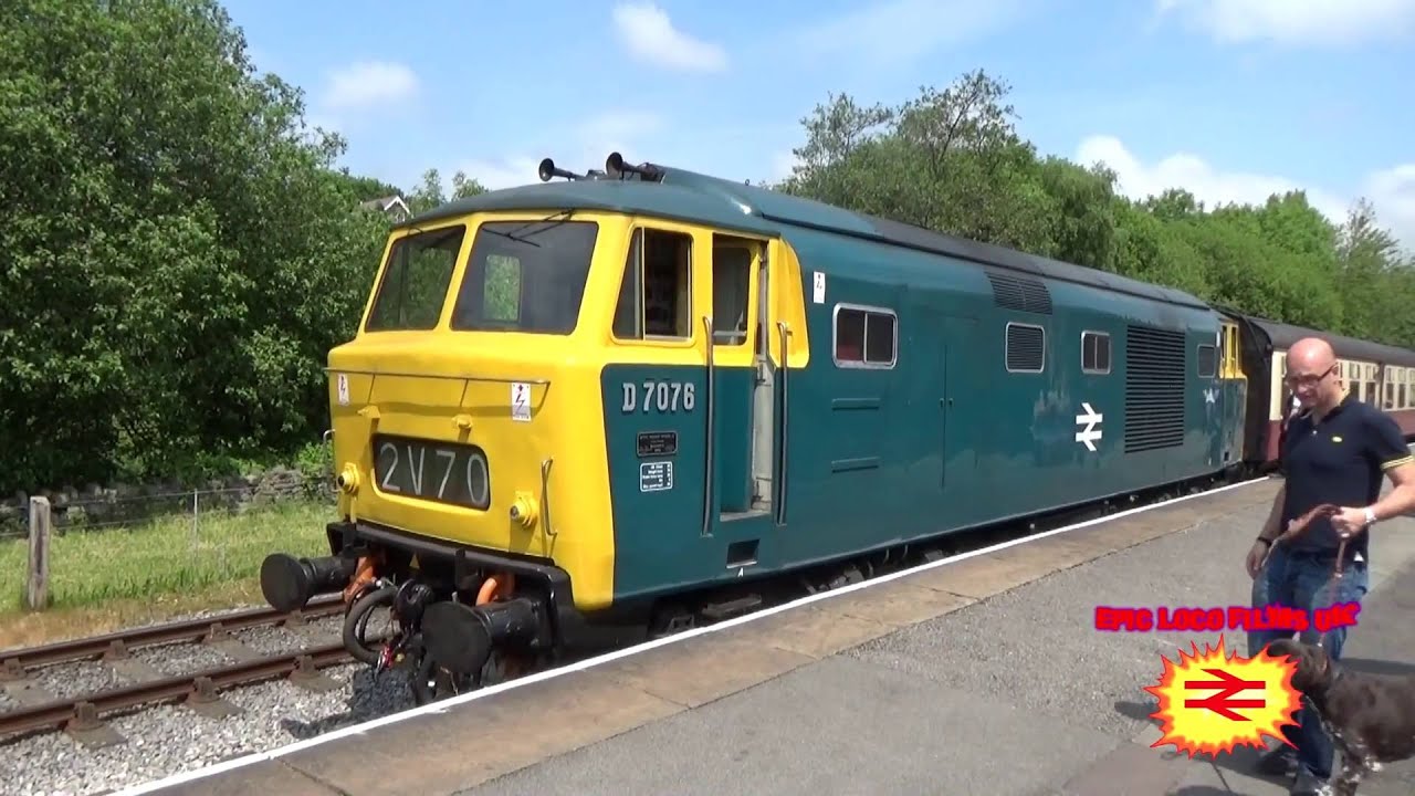 Hymek D7076 E.L.R Ride and Cab ride 04.06.16 - YouTube