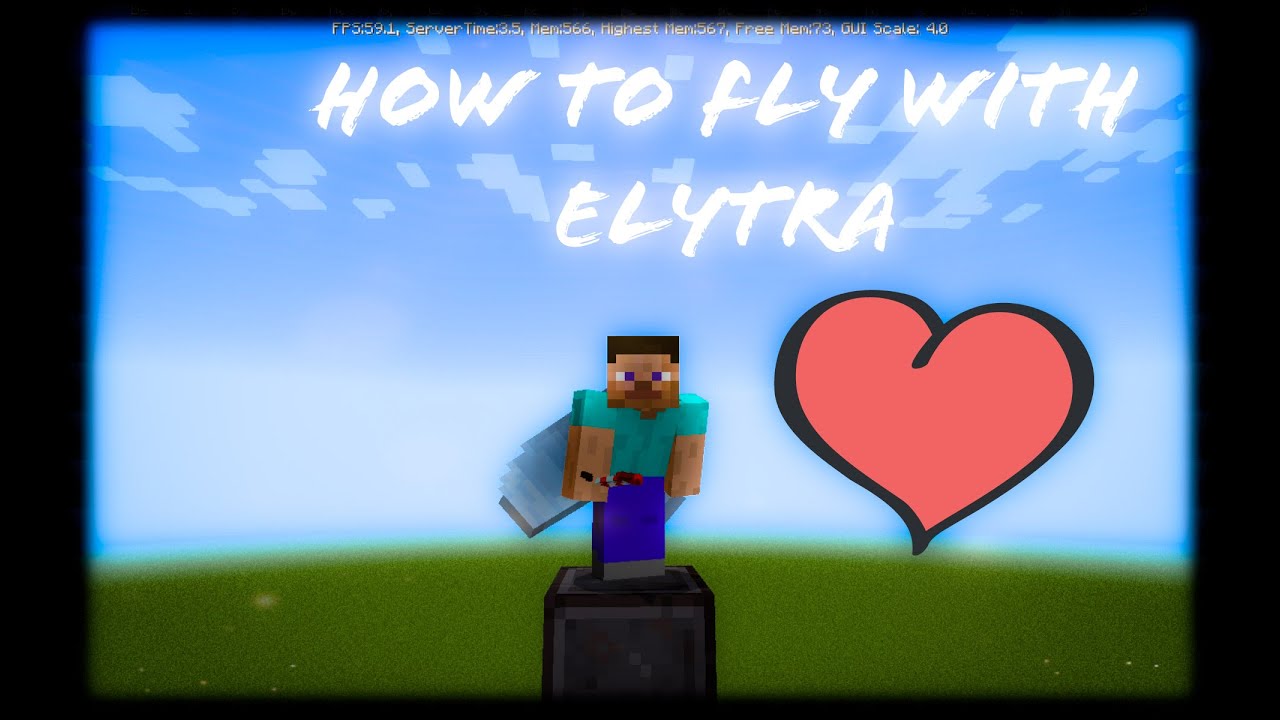 HOW_TO_FLY_WITH-ELYTRA😁💯😎🦅 - YouTube