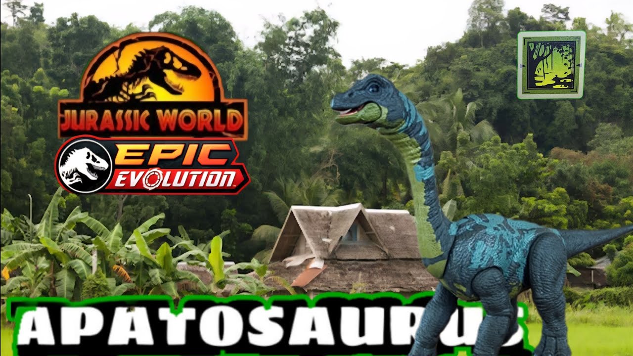 JW Epic Evolution: Apatosaurus 🔵Rare🔵 unboxing & review... - YouTube