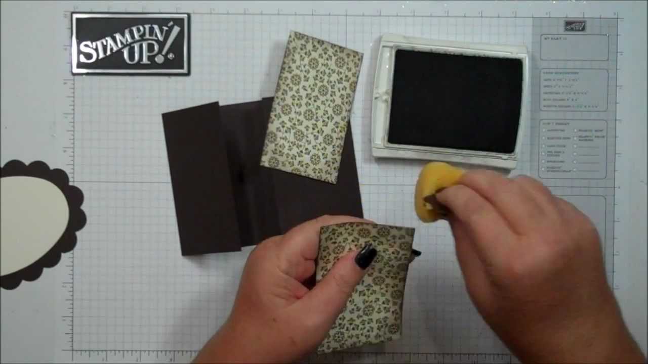 Scallop Oval Frame card with Dawn - YouTube