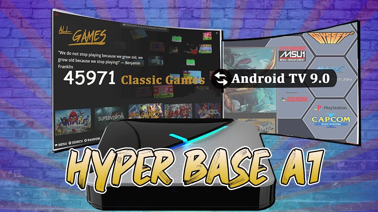 Hyper Base A1 Emulation Console With 45,000+ Games! - YouTube