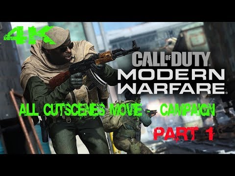 Call of Duty Modern Warfare All Cutscenes Movie - Campaign Part 1(2019 ...
