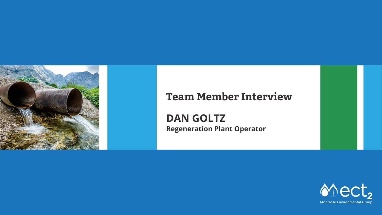 Dan Goltz, Regeneration Plant Operator - YouTube