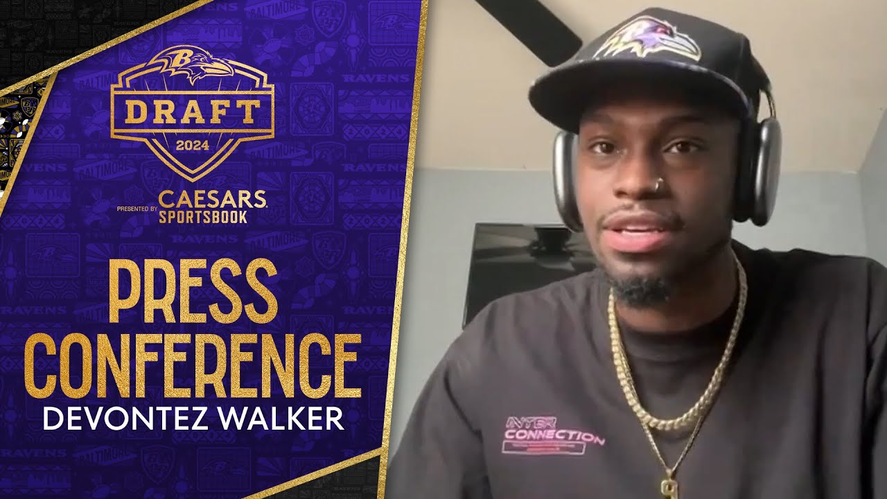 Devontez Walker Introductory Presser | Baltimore Ravens - YouTube