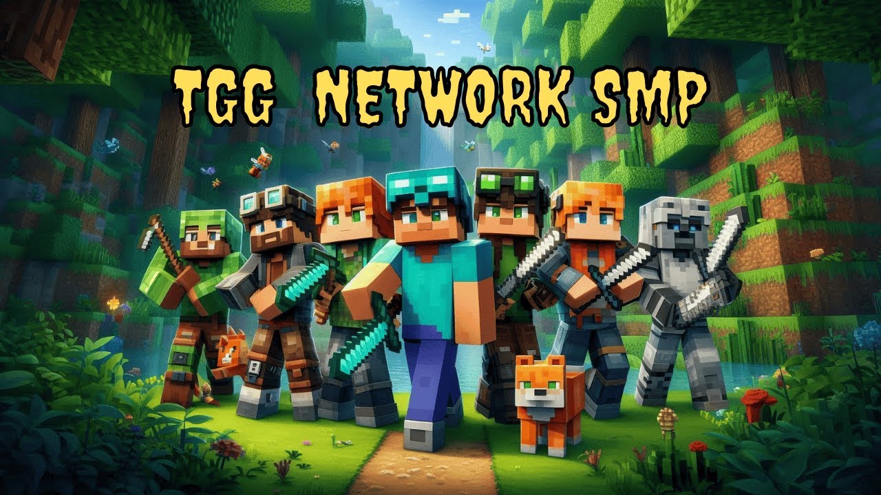TGG NETWORK SMP 🔥🔥 | Minecraft 1.20.4 live 🔴 | Public Smp | #minecraft ...
