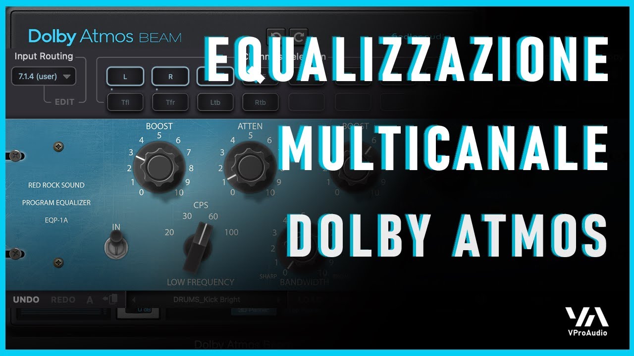 EQUALIZZAZIONE MULTICANALE DOLBY ATMOS | RED ROCK SOUND PLUG-INS - YouTube