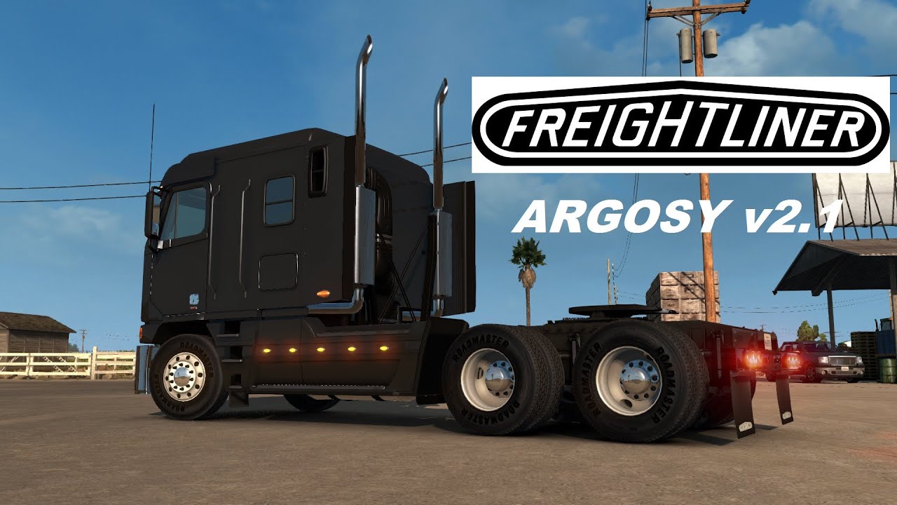 American Truck Simulator: Freightliner Argosy 2.1 and saying hello ...